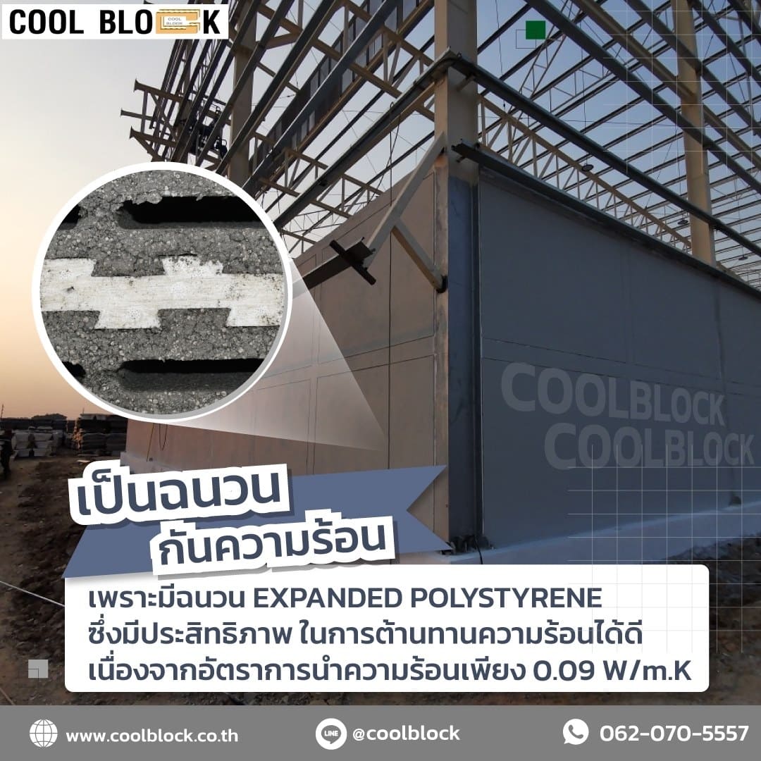คูลบล็อก อิฐ มีฉนวน - Coolblock